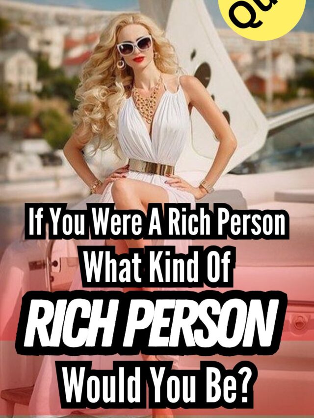 If You Were A Rich Person, What Kind Of Rich Person Would You Be ...